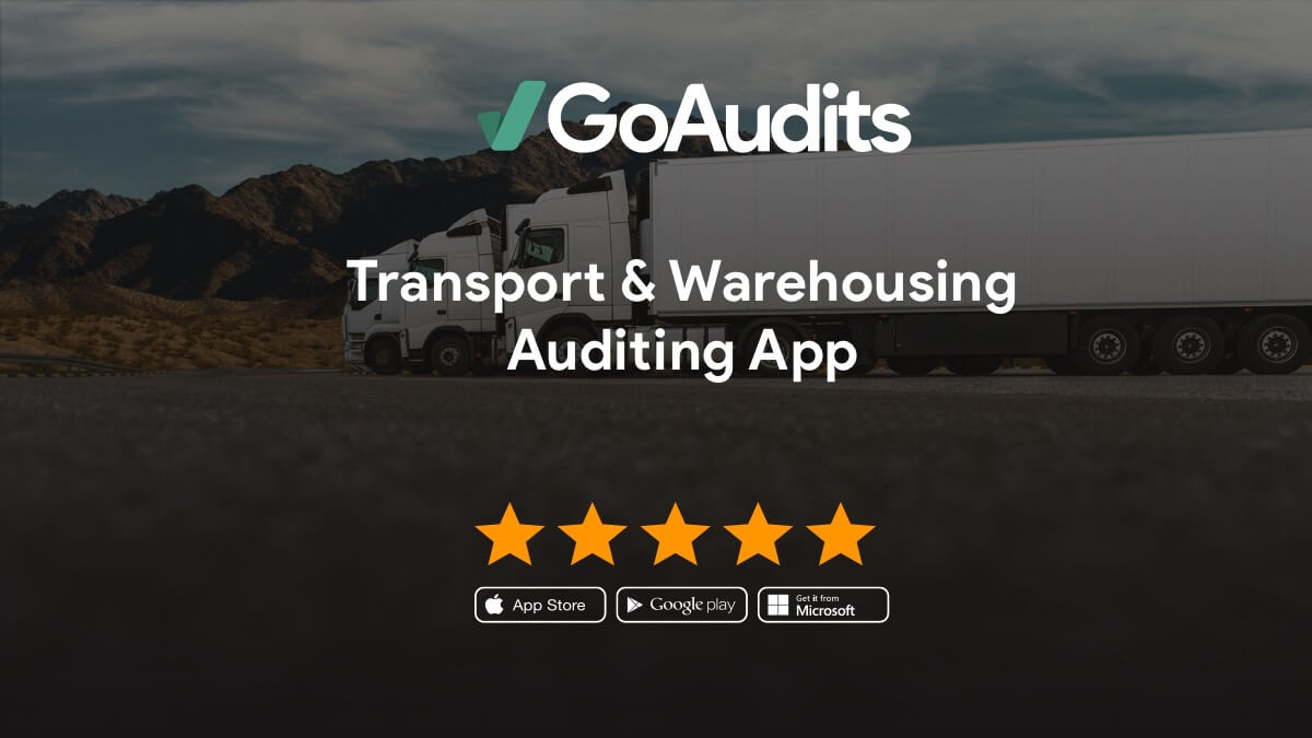 Vehicle inspection app: transport and logistics audits
