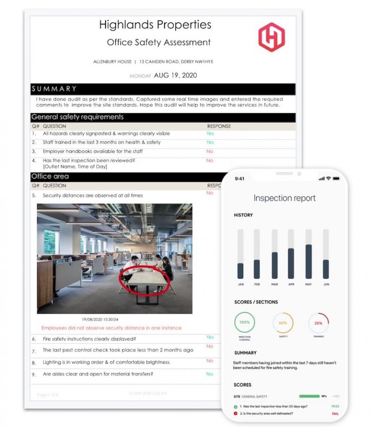 Facility maintenance software & inspection app