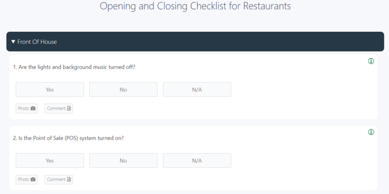 Top 10 Customizable Restaurant Checklists | Download for FREE