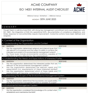 How ISO 14001 Audits Improve the EMS (+ Free Checklists)